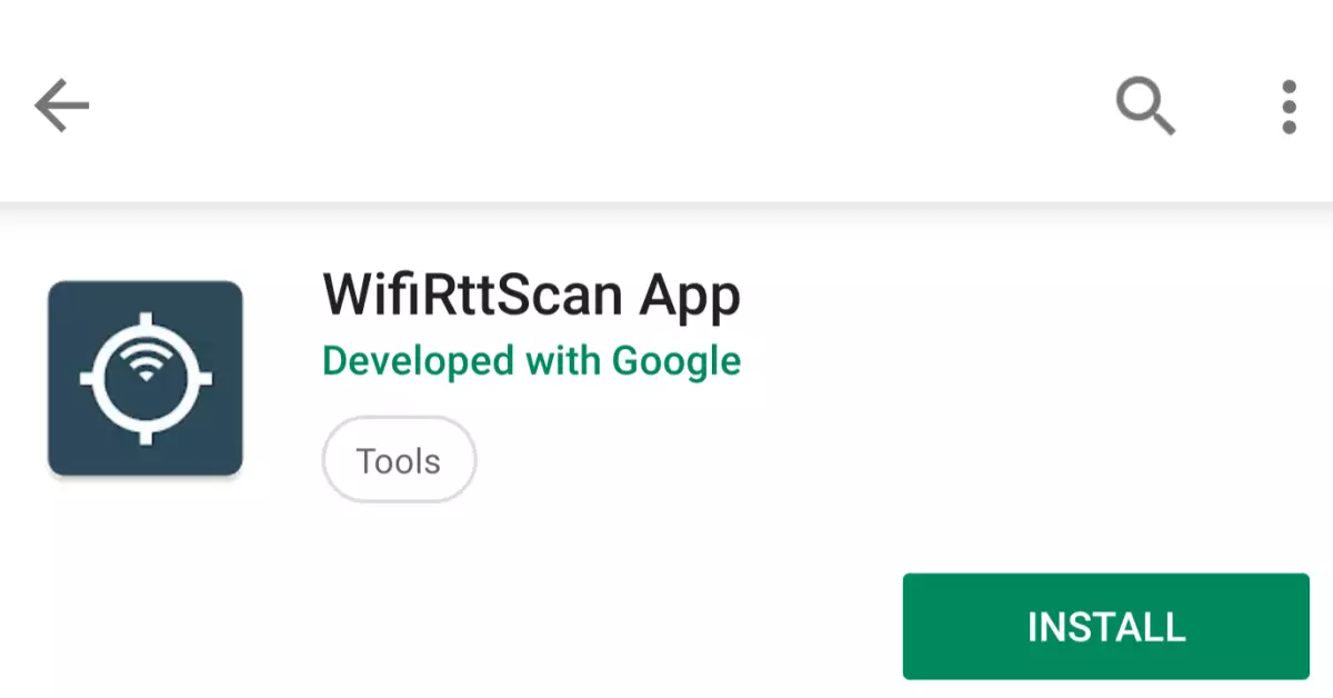 Google App WifiRttScan li ser Play Store-ê ji bo ceribandina pozîsyona hundurîn berdide