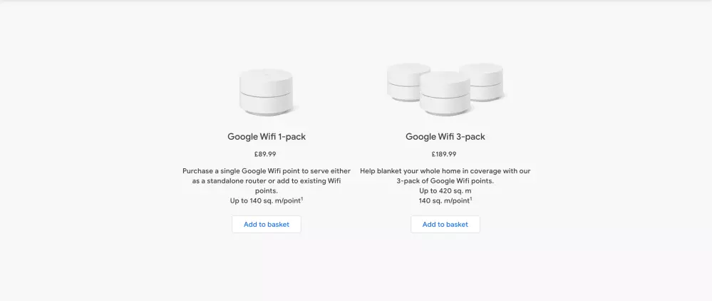 Google Wifi Európa