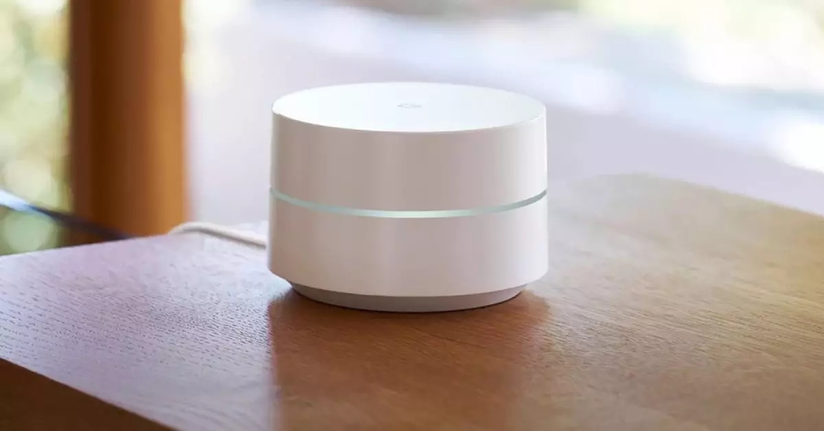 Nova Google WiFi-aparataro venanta kun WiFi 6-subteno