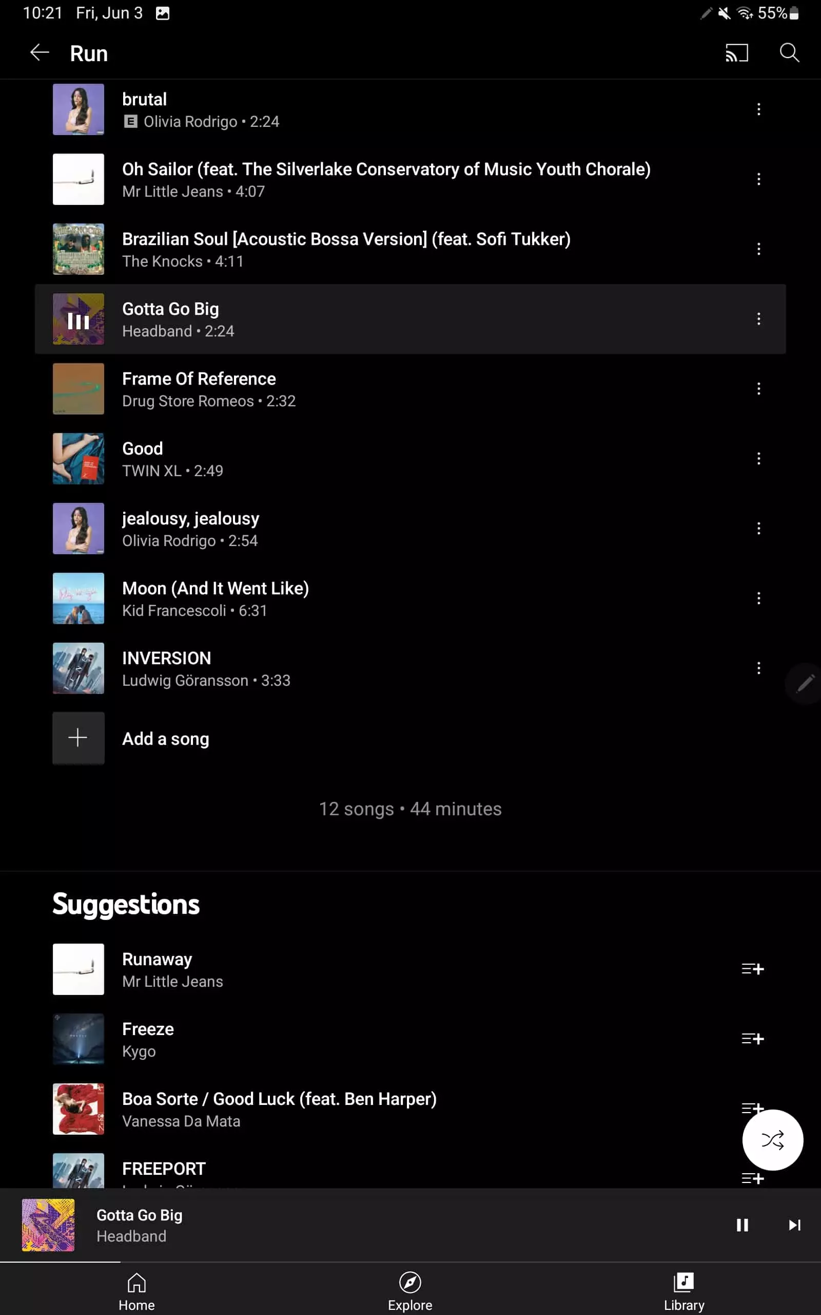 YouTube Music планшетларда UI яңадан уйнау плейлистын чыгара 11200_10