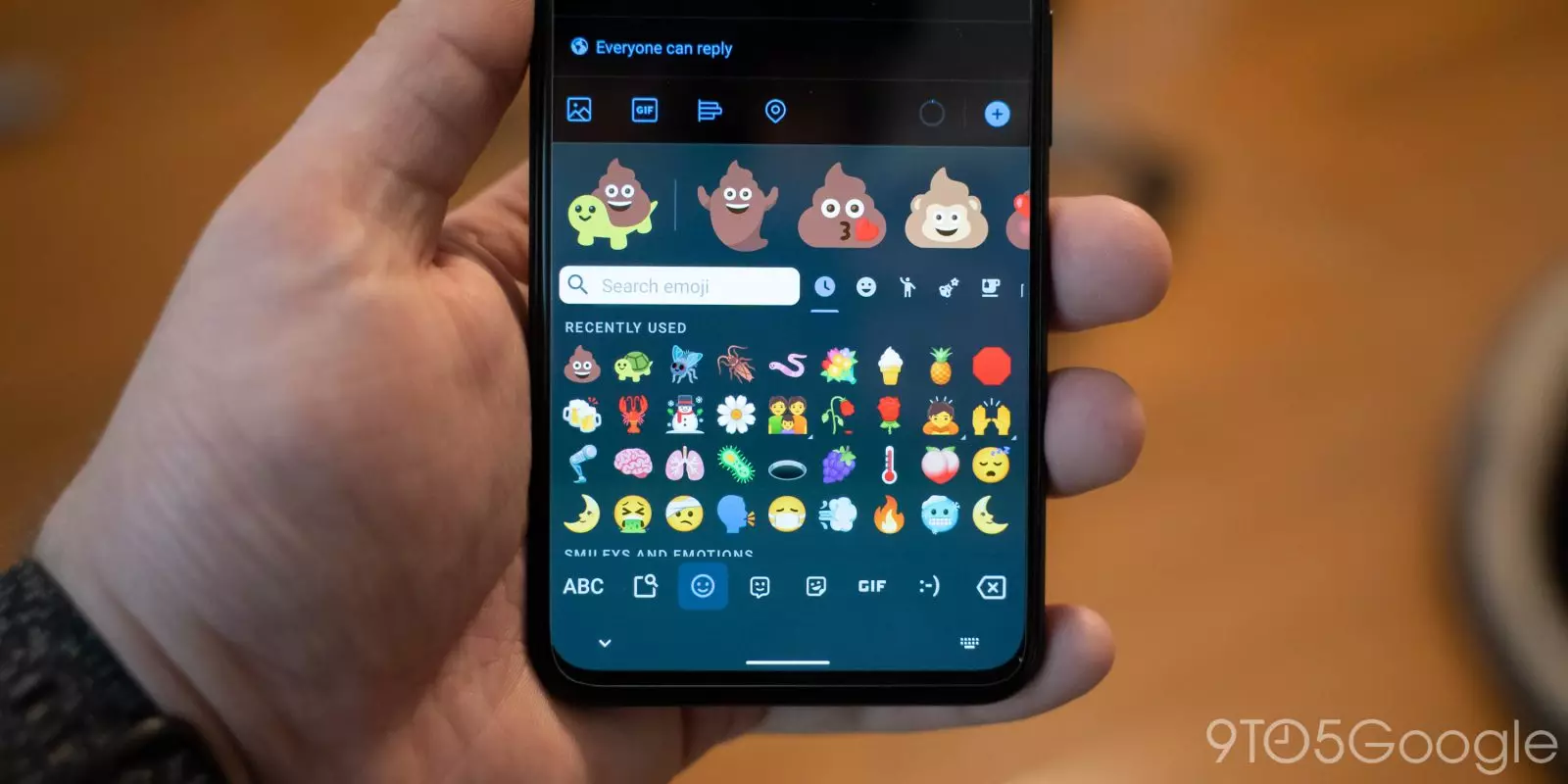 Teraz można kontrolować naklejki emoji Gboard 11583_1