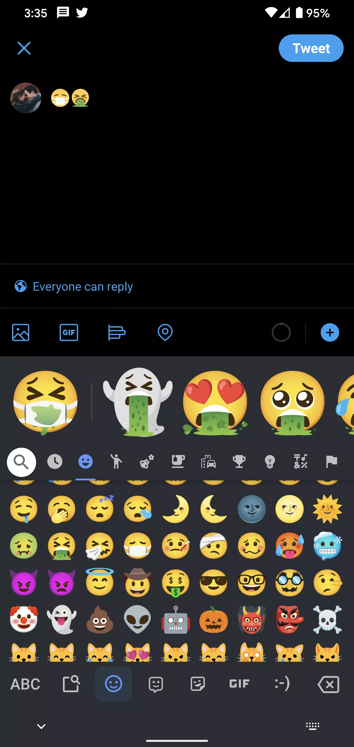 Ang mga sticker sa Gboard emoji mahimo nang makontrol 11583_4