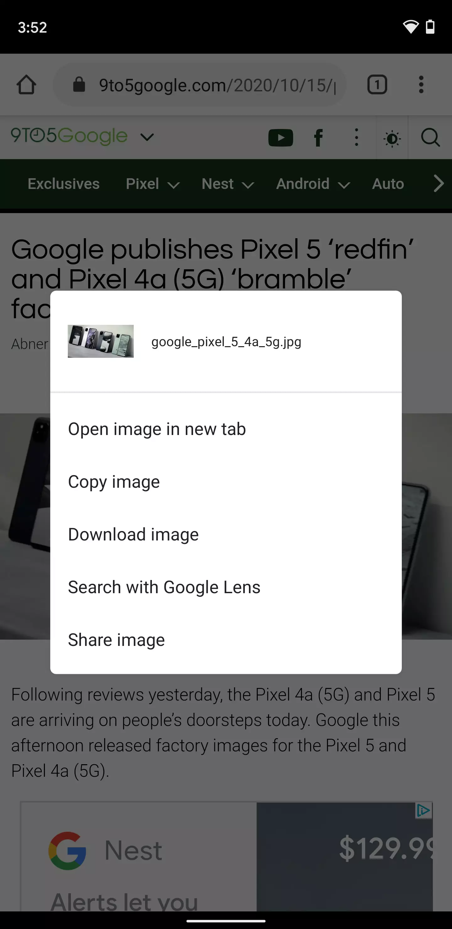 Google 应用程序和 Chrome 获得了 Google Lens 的简单快捷方式 11795_4