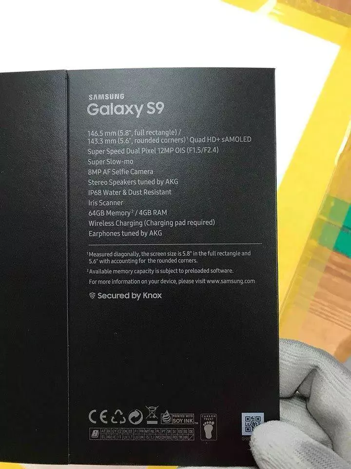 Sketchy Samsung Galaxy S9 leak in line w/ rumored specs, ipinapakita ang mga stereo speaker, mga detalye ng camera 11852_2