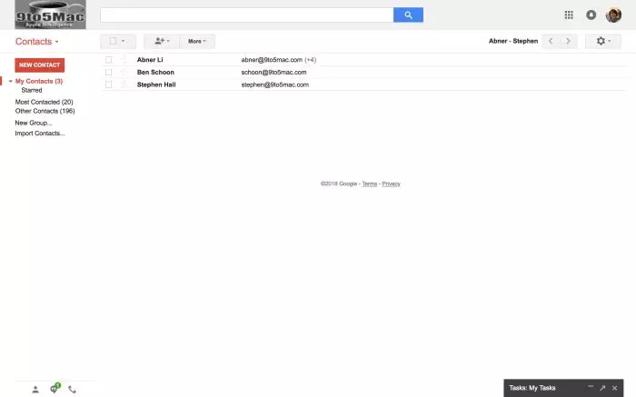 Google forigas Kontaktajn ŝparvojon kaj malnovan interfacon de hereda Gmail 12010_3