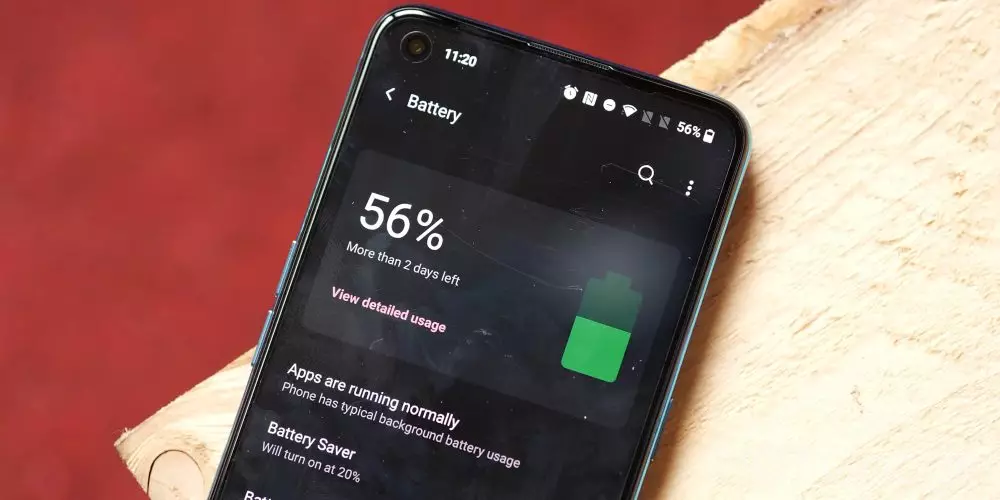 oneplus nord ce 5g - autonomie de la batterie