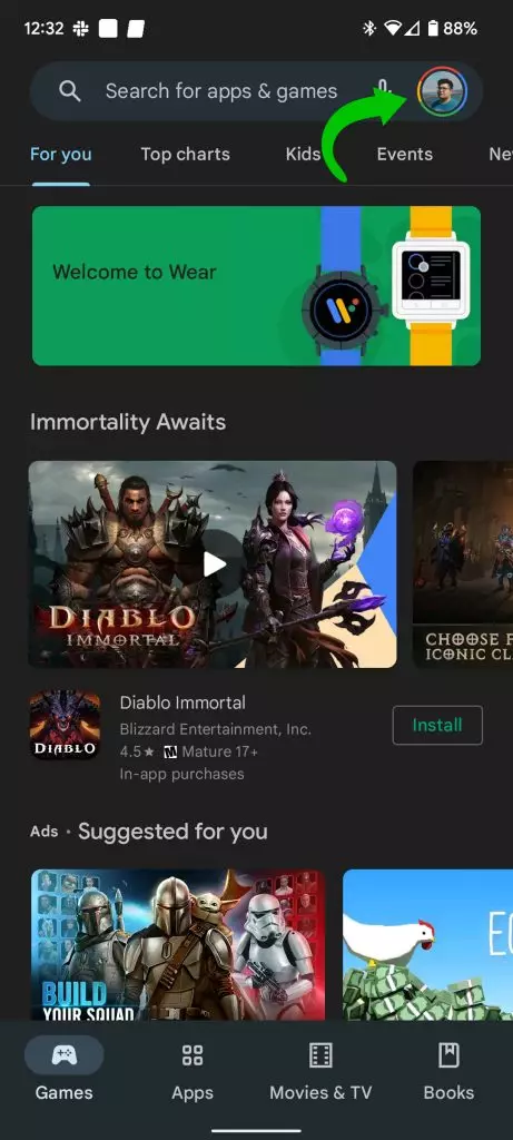 Google Play pood