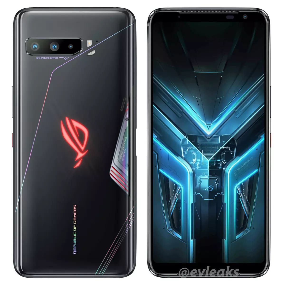 Asus ROG Phone 3 dia mivoaka amin'ny sary ofisialy vaovao 12872_2