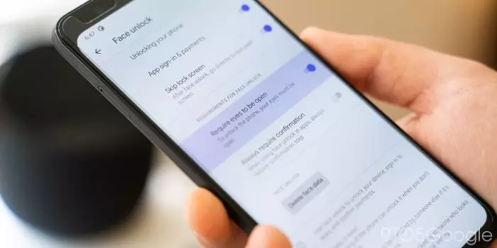 android 11 pixel 4 ogen open vereiste gezichtsontgrendeling