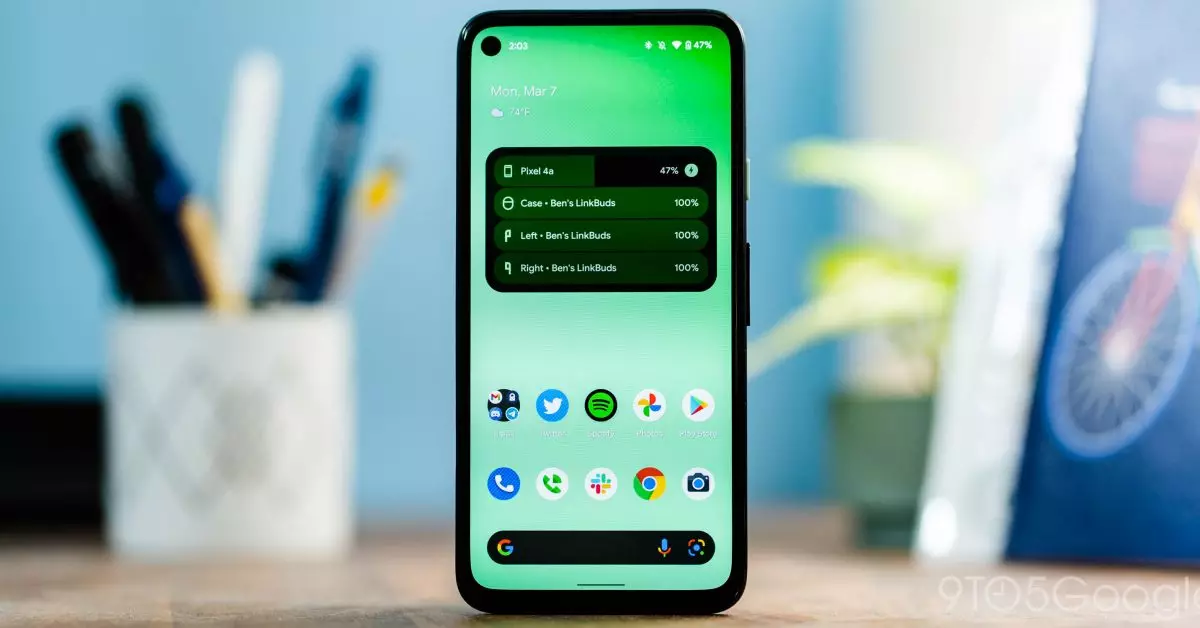 Android 12 QPR3, Pixel Battery widget'ını bulmayı kolaylaştırıyor