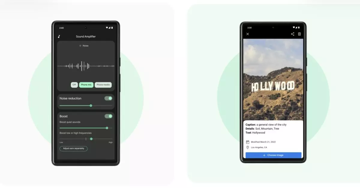 Android Sound Amplifier imapeza UI yatsopano, mawonekedwe a Lookout Images