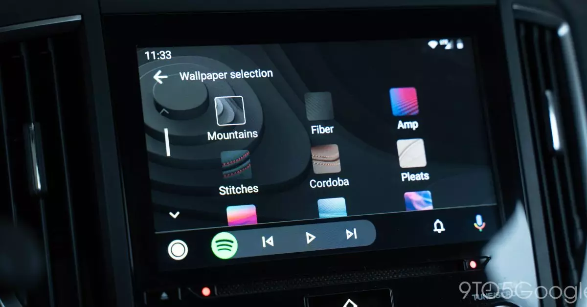 Android Auto'da artık duvar kağıtları var, işte böyle görünüyorlar