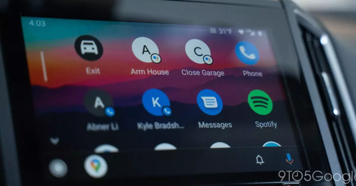 Android Auto файдалы Google Ярдәмче кыска юлларын ала