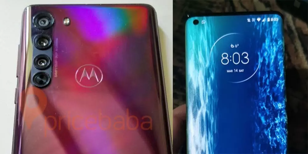 Motorola Edge perde nell'immagine dal vivo prima del lancio 13489_1