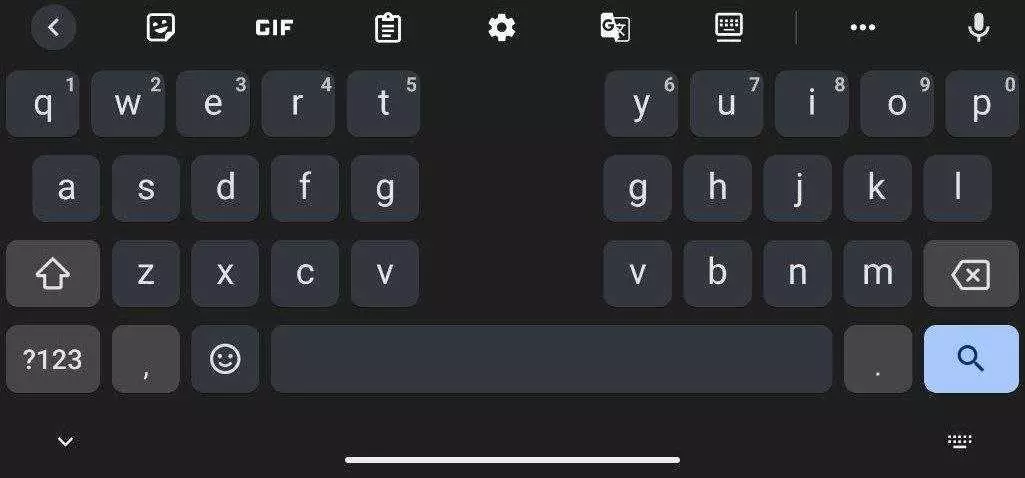 Berikut tampilan keyboard split Gboard untuk perangkat yang dapat dilipat 1352_2