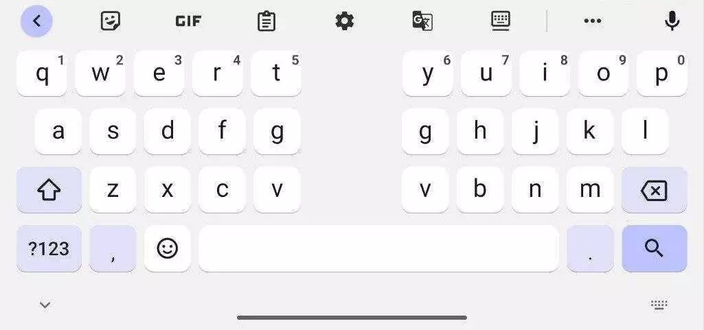 Berikut tampilan keyboard split Gboard untuk perangkat yang dapat dilipat 1352_3