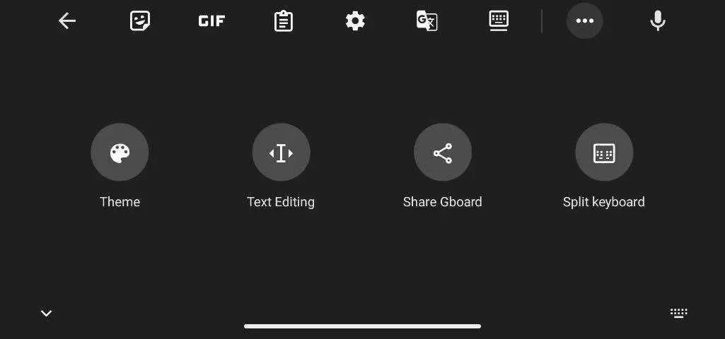 ഫോൾഡബിളുകൾക്കുള്ള Gboard സ്പ്ലിറ്റ് കീബോർഡ് നോക്കുക 1352_4