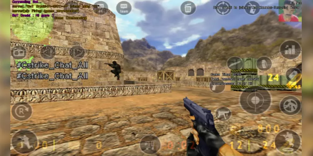 Tərtibatçı Android-də işləyən tam Counter-Strike 1.6 oyununu əldə edir 13613_1