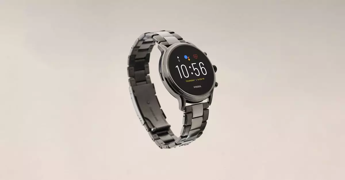 A Fossil Gen 5 Wear OS 1 GB RAM-ot és Wear 3100 chipet tartalmaz