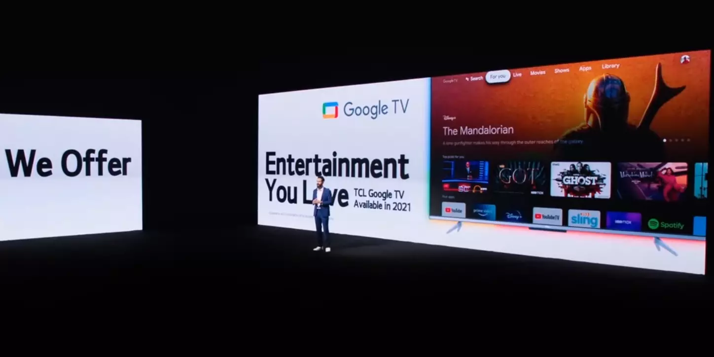 Os televisores TCL Google TV chegarán nos próximos dous meses 13973_1