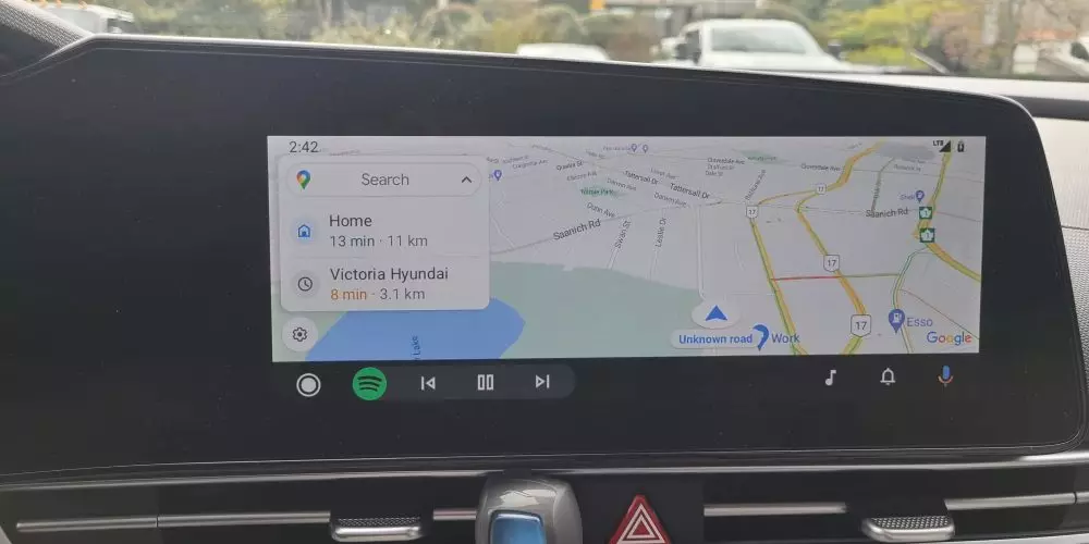 L-appoġġ għall-iskrin wiesa 'Android Auto jasal fuq il-karozzi Hyundai 1399_2