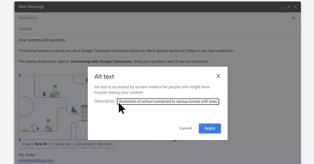 Google adaugă suport pentru text alternativ Gmail, Meet multi-pin și mai mult