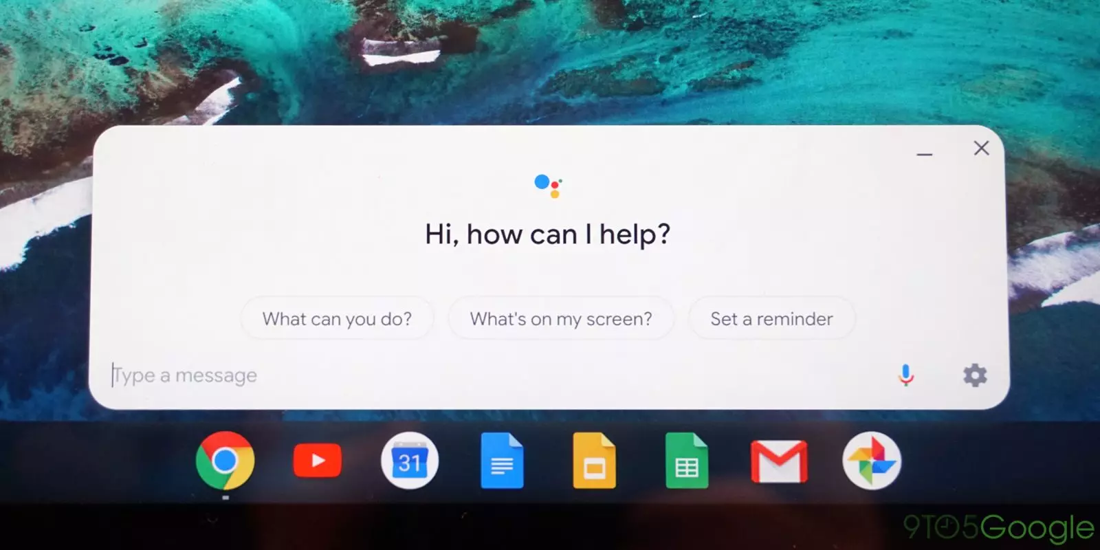 Google Assistant Chrome OS