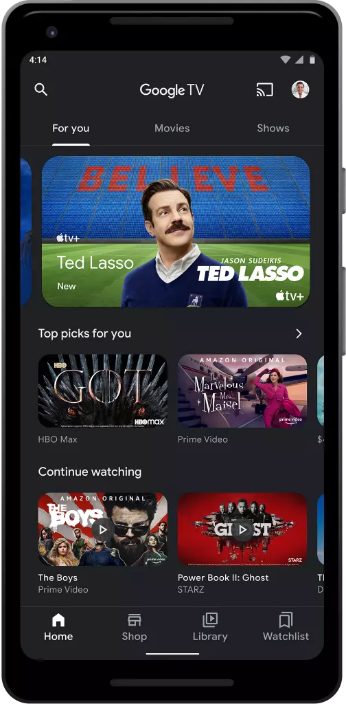 L'application Google TV obtient l'intégration et la refonte de YouTube TV 14251_2