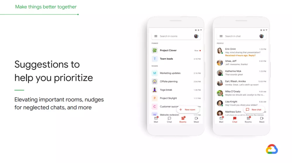 Gmail-i täzeden dizaýn etmek Google Docs, Chat we Meet-i gapdalda goýýar 14512_3