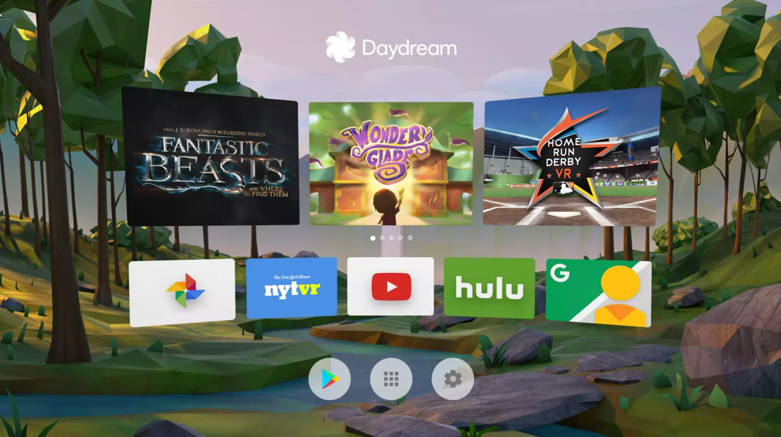 Ao amin'ny Play Store izao ireo fampiharana ilainao hampiasana ny headset Daydream View an'ny Google 14591_1