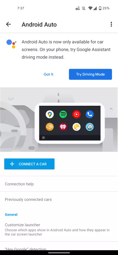 Assistant Driving Mode เพิ่ม Bluetooth auto-launch 1534_2