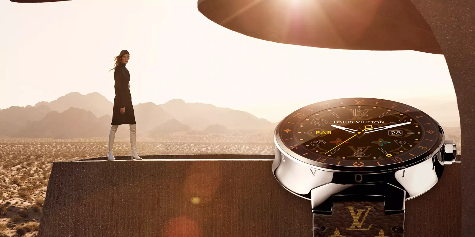 O le masini Android Wear muamua a Louis Vuitton, Tambour Horizon, e amata ile $2,500 15880_1