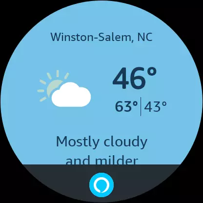 Alexa ھازىر Wear OS ئەقلىي ئىقتىدارلىق قول سائىتىنى تاللىدى 1630_5