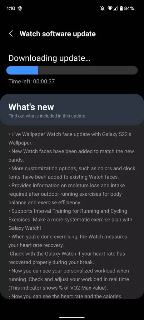 Galaxy Watch 4 da yangilanishlarni qanday tekshirish mumkin 1690_6