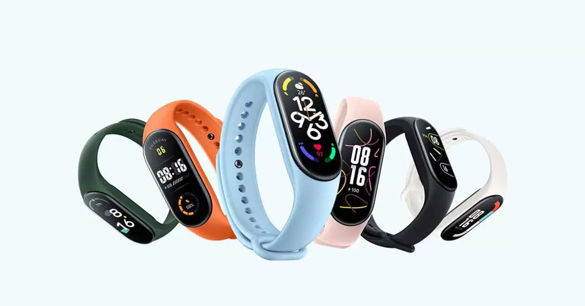 Xiaomi Mi Band 7 tso tawm nrog 1.62-nti AMOLED, tus nqi $ 36