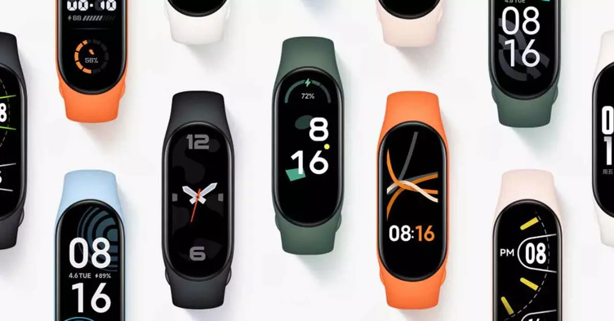 Xiaomi MiBand7のデザインが5月24日に中国で発売されるとからかわれる