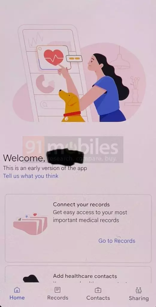 Google Health aplikazioa