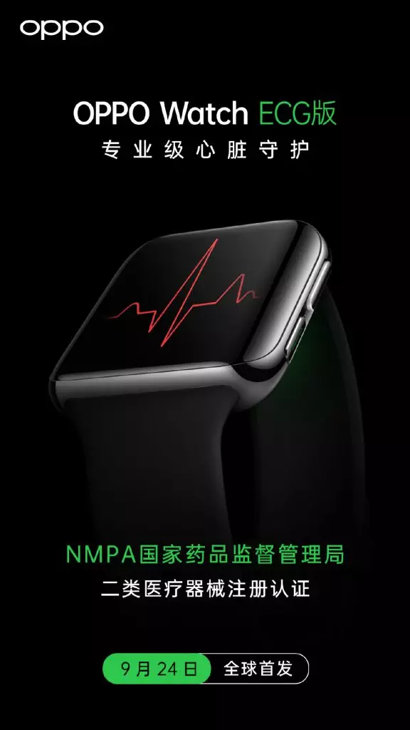 Nei Oppo Watch Variant kéint déi éischt Wear OS Smartwatch w / ECG u Bord sinn 1818_2