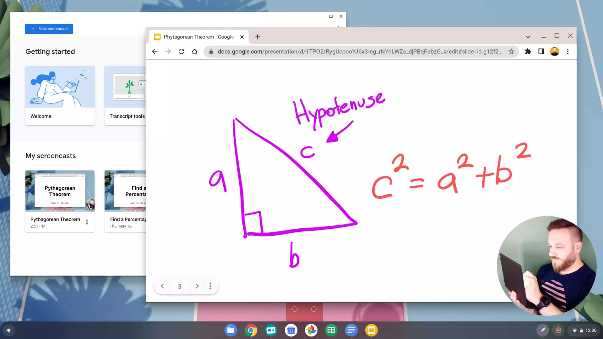 Chromebook Screencast