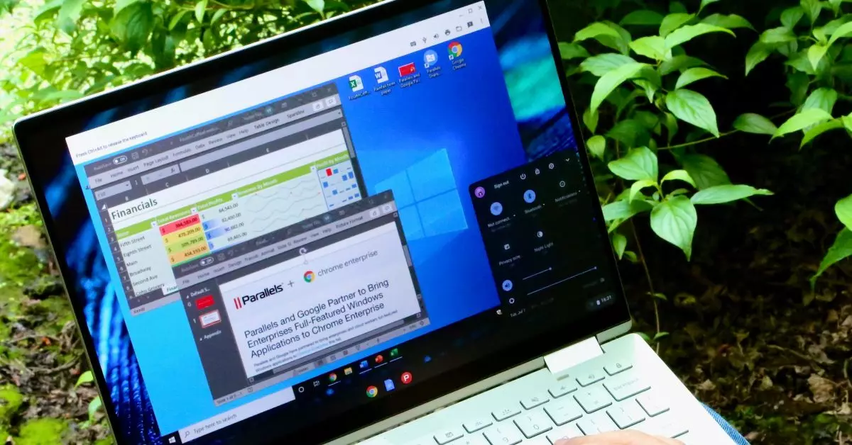 Ho tšoana ho lumella khoebo ho tsamaisa Windows ho Chromebooks