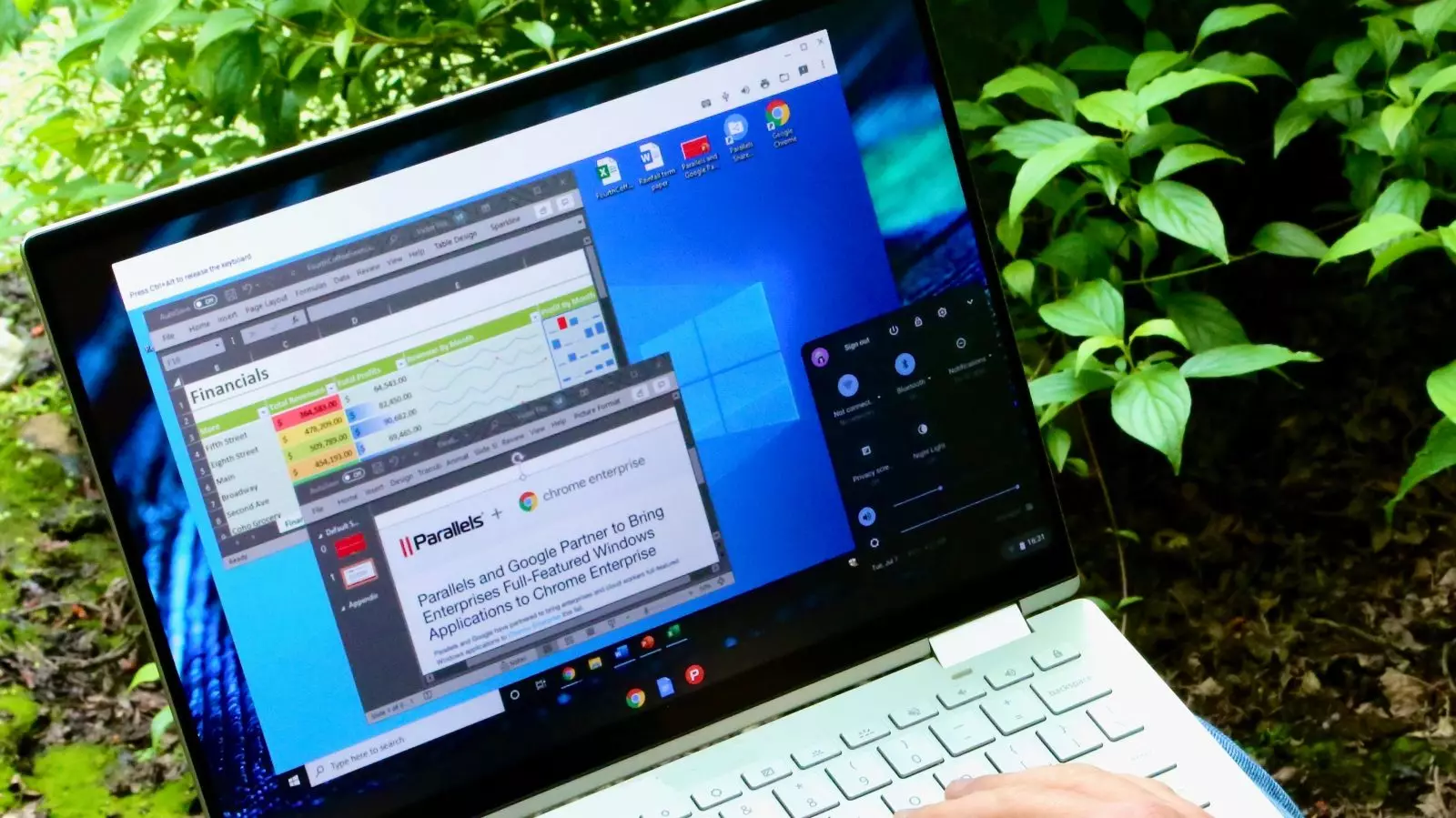 Paralēles ļauj uzņēmumam darbināt Windows Chromebook datoros 1863_1