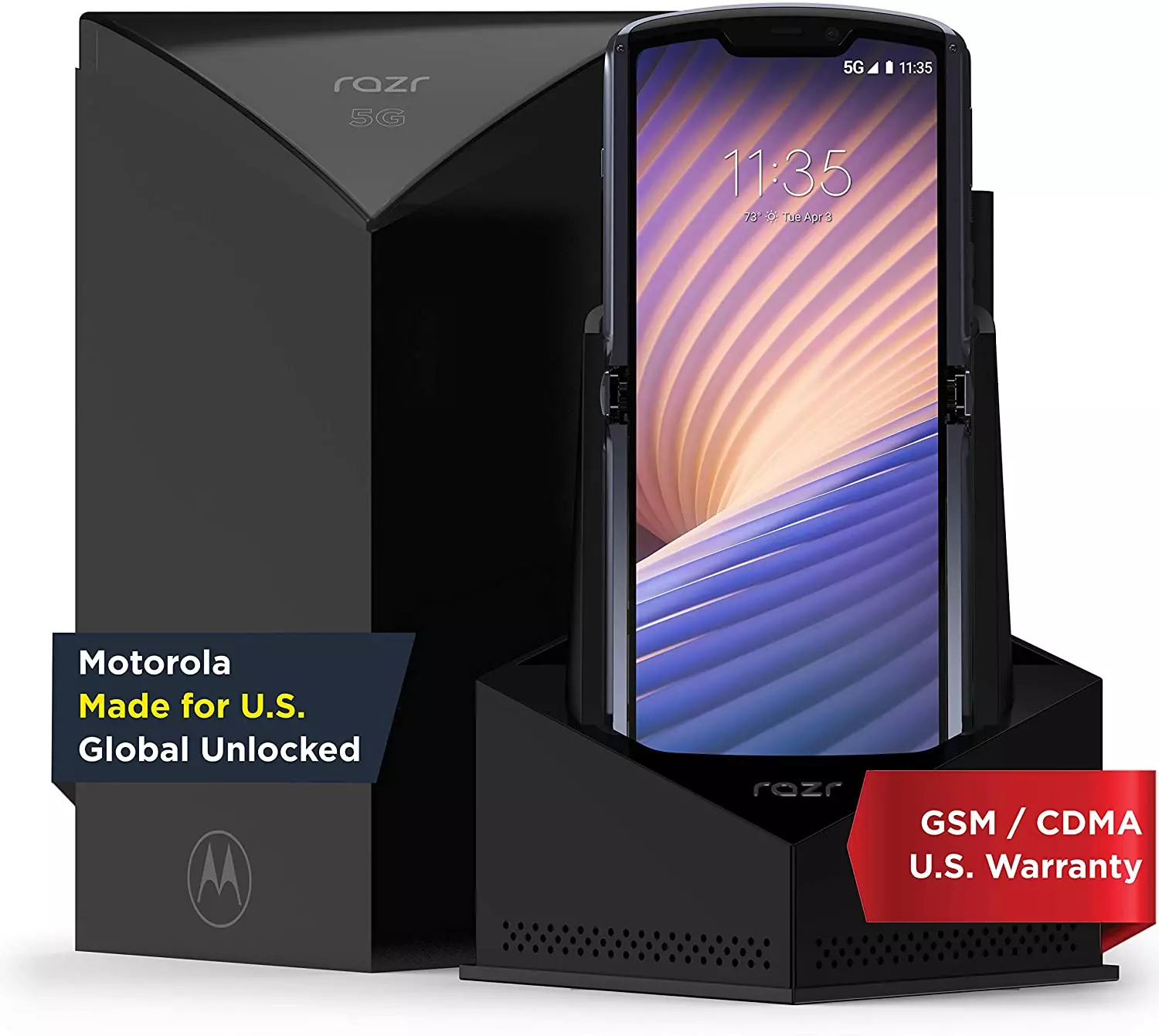 Motorola Razr 5G lagi dibukak lan dilipat dening Amazon 1868_2