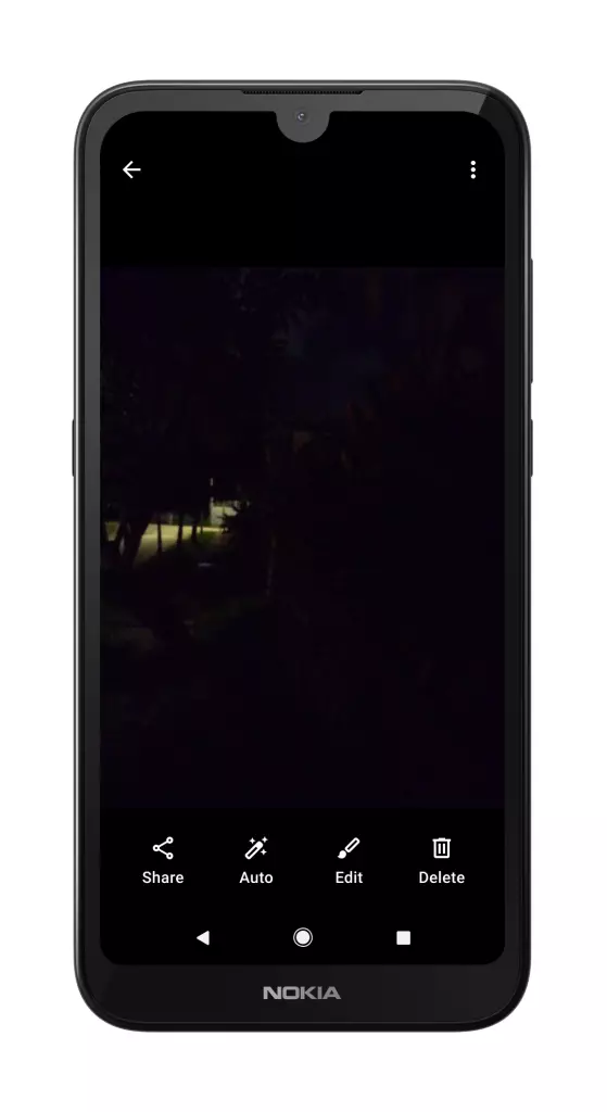 Nokia 1.3 na-enweghị igwefoto Google Go Night Mode