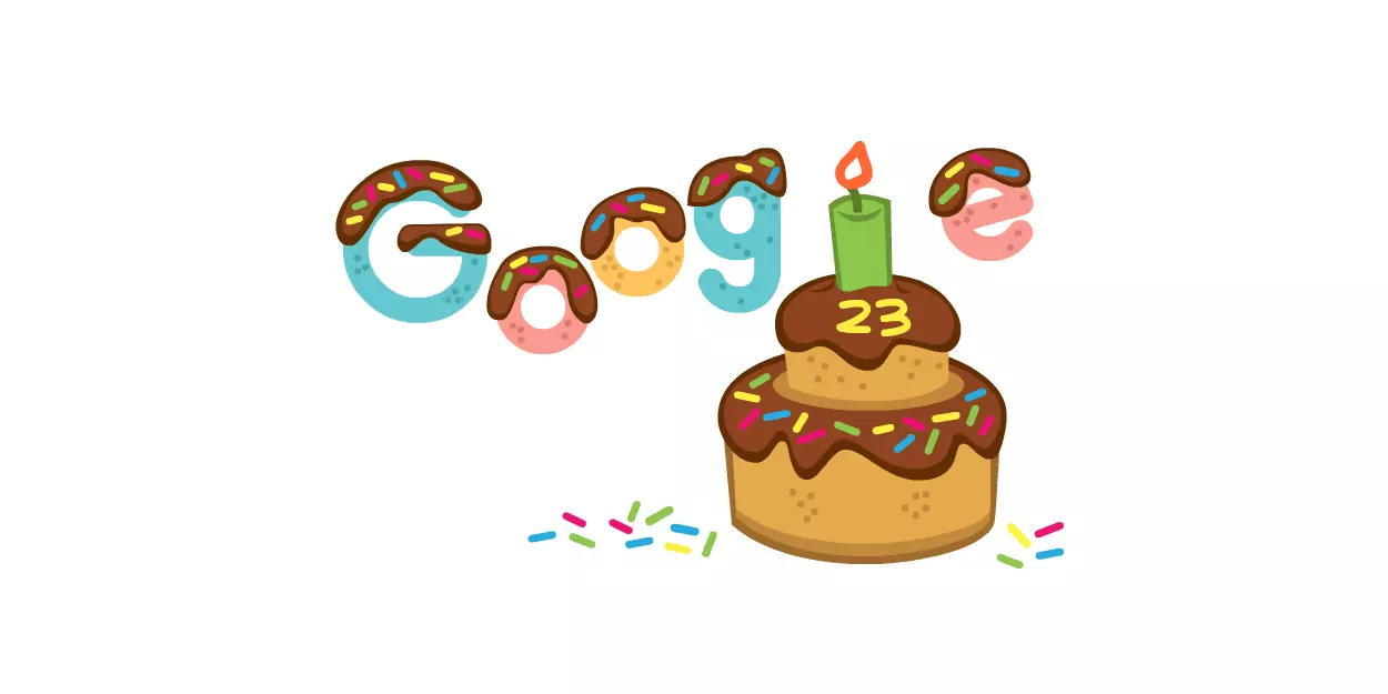 Googles 23. Geburtstag