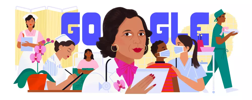 Itinampok si Dr. Ildaura Murillo-Rohde sa isang Google Doodle