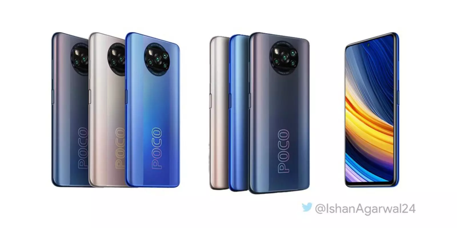 Poco X3 Pro рендерит