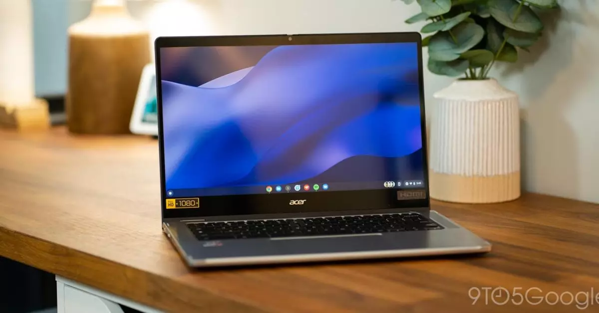 Acer Chromebook Spin 514 (2022) maua Ryzen faʻamalosia, sili atu