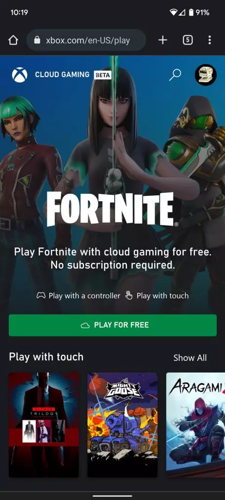 Fortnite je teraz k dispozícii na Xbox Cloud Gaming: Ako hrať 19277_2