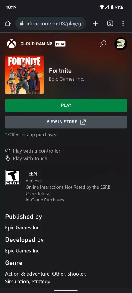 Το Fortnite είναι πλέον διαθέσιμο στο Xbox Cloud Gaming: Πώς να παίξετε 19277_3