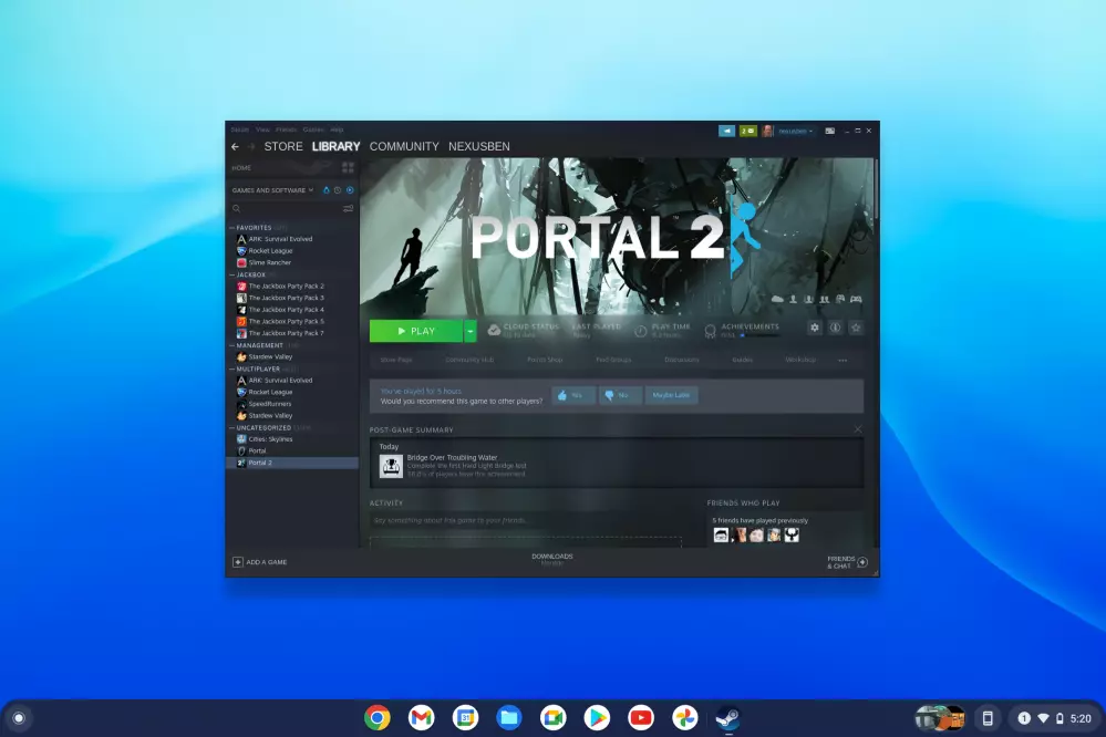 Chrome OS အတွက် Steam- ဒေသတွင်းဂိမ်းများနှင့် လက်ဆွဲခြင်း [ဗီဒီယို] 1939_5